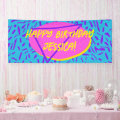 Nostalgic 90's Birthday Banner | Zazzle