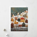 Nostalgic Christmas Scene Printable Holiday Card | Zazzle