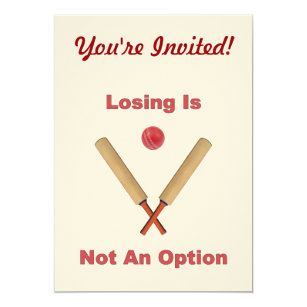Cricket Invitations | Zazzle