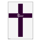 christian words cross wall sticker | Zazzle.com