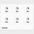 Not Bad Barack Obama Rage Face Meme Classic Round Sticker | Zazzle