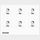 Not Bad Barack Obama Rage Face Meme Classic Round Sticker | Zazzle