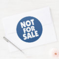 Not for Sale sticker | Zazzle