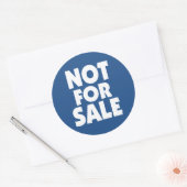 Not for Sale sticker | Zazzle