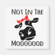 Not In The Mood Farm Attitude Funny Cow Magnet | Zazzle