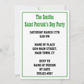 Not Irish St Patrick's Day Party Invite | Zazzle