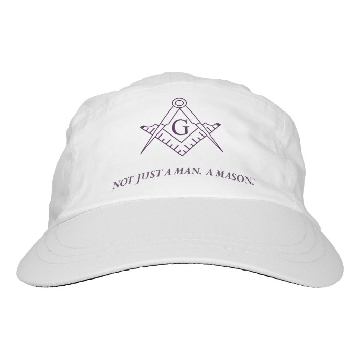 "Not just a man. A Mason." Masonic Cap | Zazzle.com