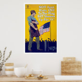 Not just hats off to the flag poster | Zazzle