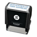 Not Known At This Address Self-inking Stamp | Zazzle