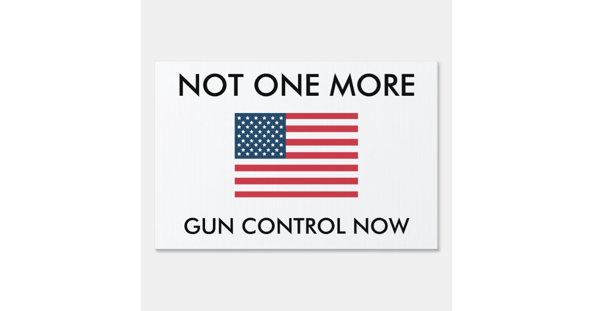 NOT ONE MORE YARD SIGN | Zazzle.com