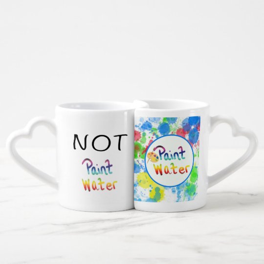 Not Paint Water Paint Water Artist Coffee Mug Set | Zazzle.com