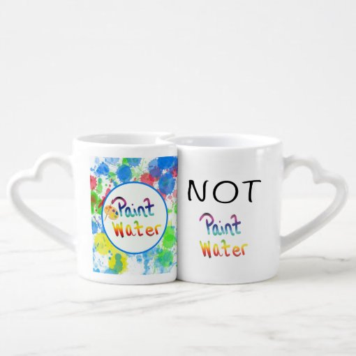 Not Paint Water Paint Water Artist Coffee Mug Set | Zazzle