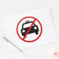 Not Taxis Allowed Classic Round Sticker | Zazzle