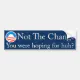 not_the_change bumper sticker | Zazzle