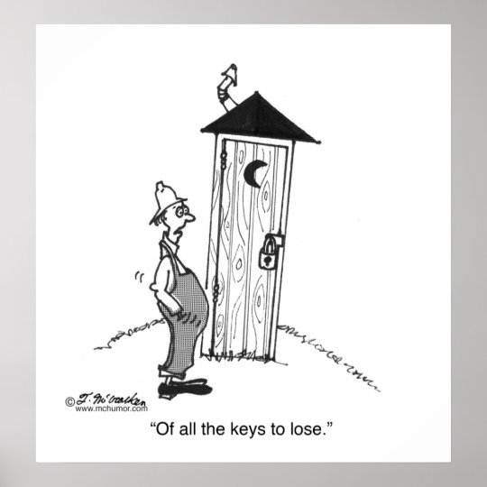 Not The Key To Lose Poster | Zazzle.com