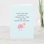 Not Very Good at Words Hilarious Birthday Card | Zazzle