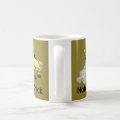 Notary Chick Yellow Feather Quill and Documents Coffee Mug | Zazzle