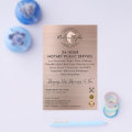 Notary Loan Agent Rose Gold Brush Metal Marketing Flyer | Zazzle