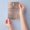 Notary Loan Agent Rose Gold Brush Metal Marketing Flyer | Zazzle
