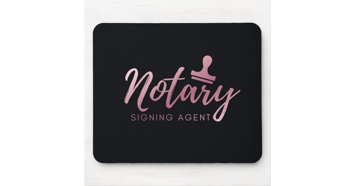 Notary Pink Mouse Pad | Zazzle