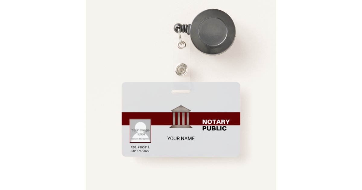Notary Public Badge | Zazzle