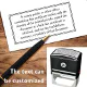 Notary Public Disclaimer Custom Information Self-inking Stamp | Zazzle