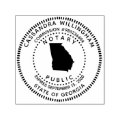 Notary Public Georgia Self-inking Stamp | Zazzle