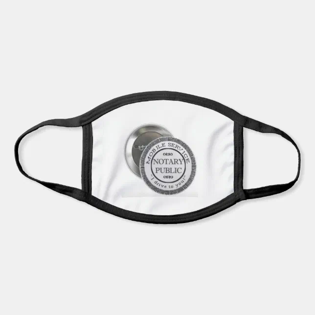Notary Public Mask | Zazzle