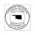 Notary Public Oklahoma Self-inking Stamp | Zazzle