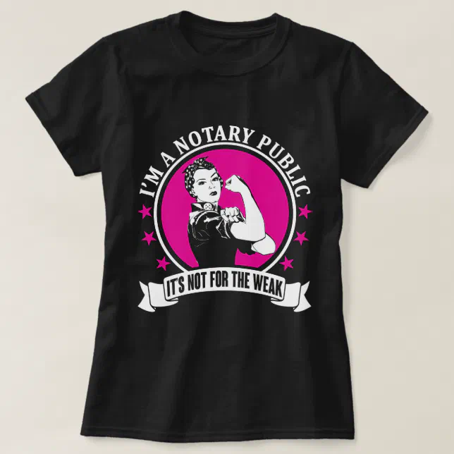 Notary Public T-Shirt | Zazzle