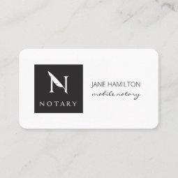 Notary Signing Agent Business Card | Zazzle