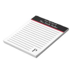 Note From The Desk Of ~ Personalized | Zazzle