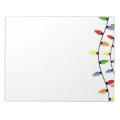 Note Pad-Christmas Lights | Zazzle