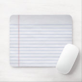 Notebook Paper Mouse Pad | Zazzle