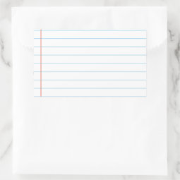 Notebook Rectangular Sticker | Zazzle