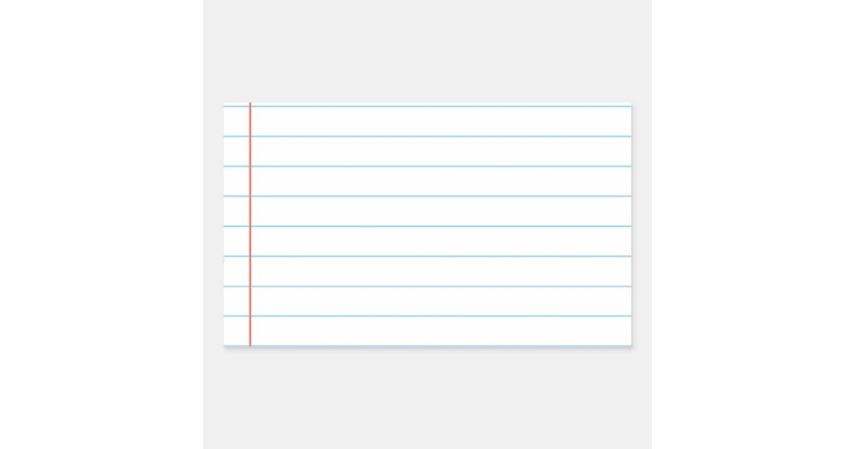 Notebook Rectangular Sticker | Zazzle