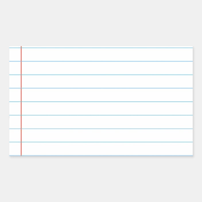 Notebook Rectangular Sticker | Zazzle.com