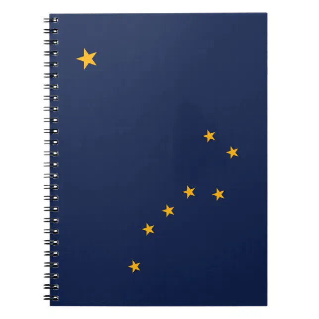 Notebook with Flag of Alaska State | Zazzle