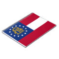 Notebook with Flag of Georgia State | Zazzle