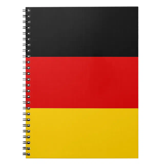 Notebook with Flag of Germany | Zazzle
