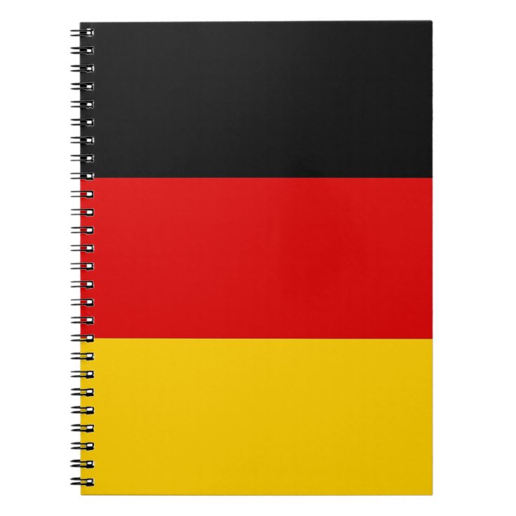 Notebook with Flag of Germany | Zazzle