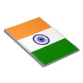 Notebook with Flag of India | Zazzle