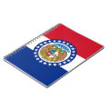 Notebook with Flag of Missouri State | Zazzle