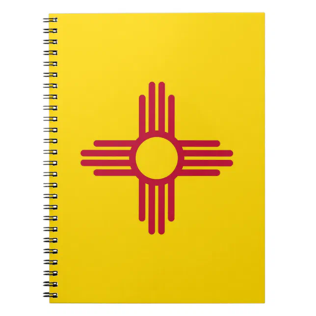 Notebook with Flag of New Mexico State | Zazzle