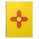 Notebook with Flag of New Mexico State | Zazzle
