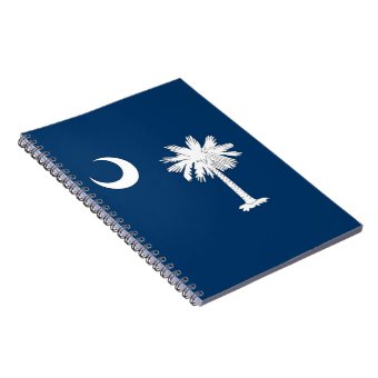 Notebook with Flag of South Carolina State | Zazzle