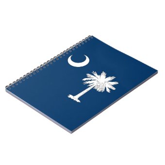 Notebook with Flag of South Carolina State | Zazzle