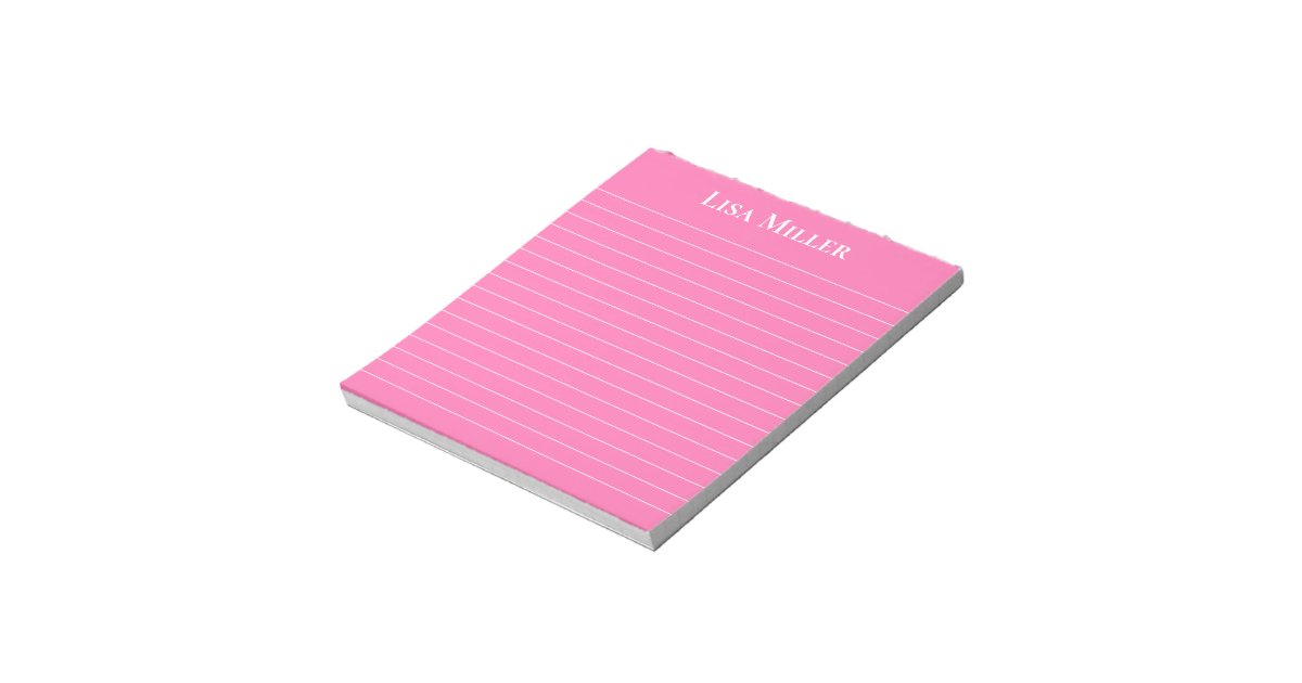 Notepad-Custom Name Notepad | Zazzle