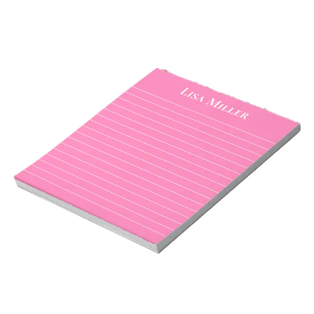 Notepad-Custom Name Notepad | Zazzle