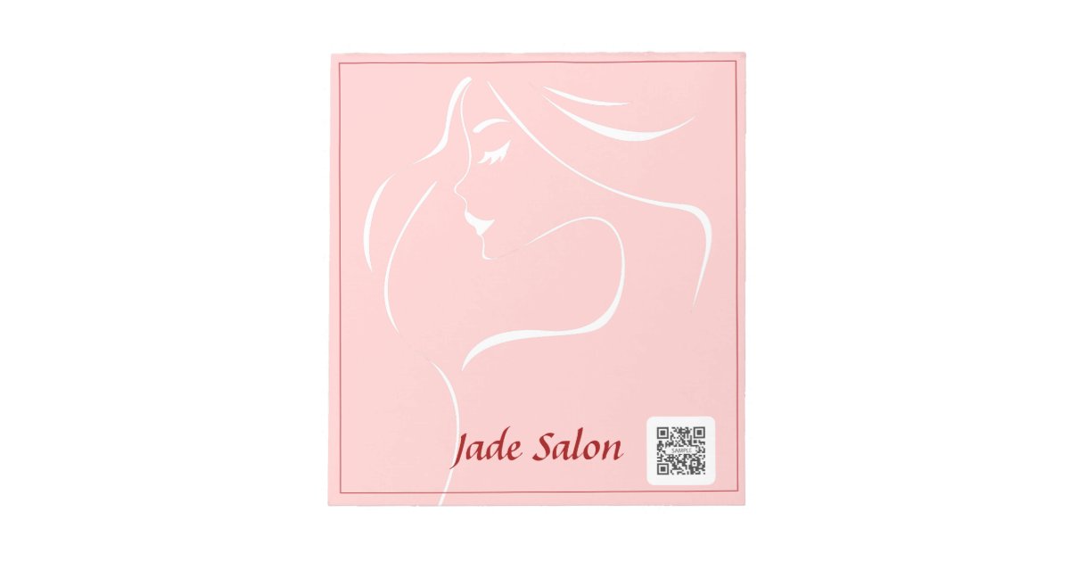 Notepad Template Hair Salon | Zazzle
